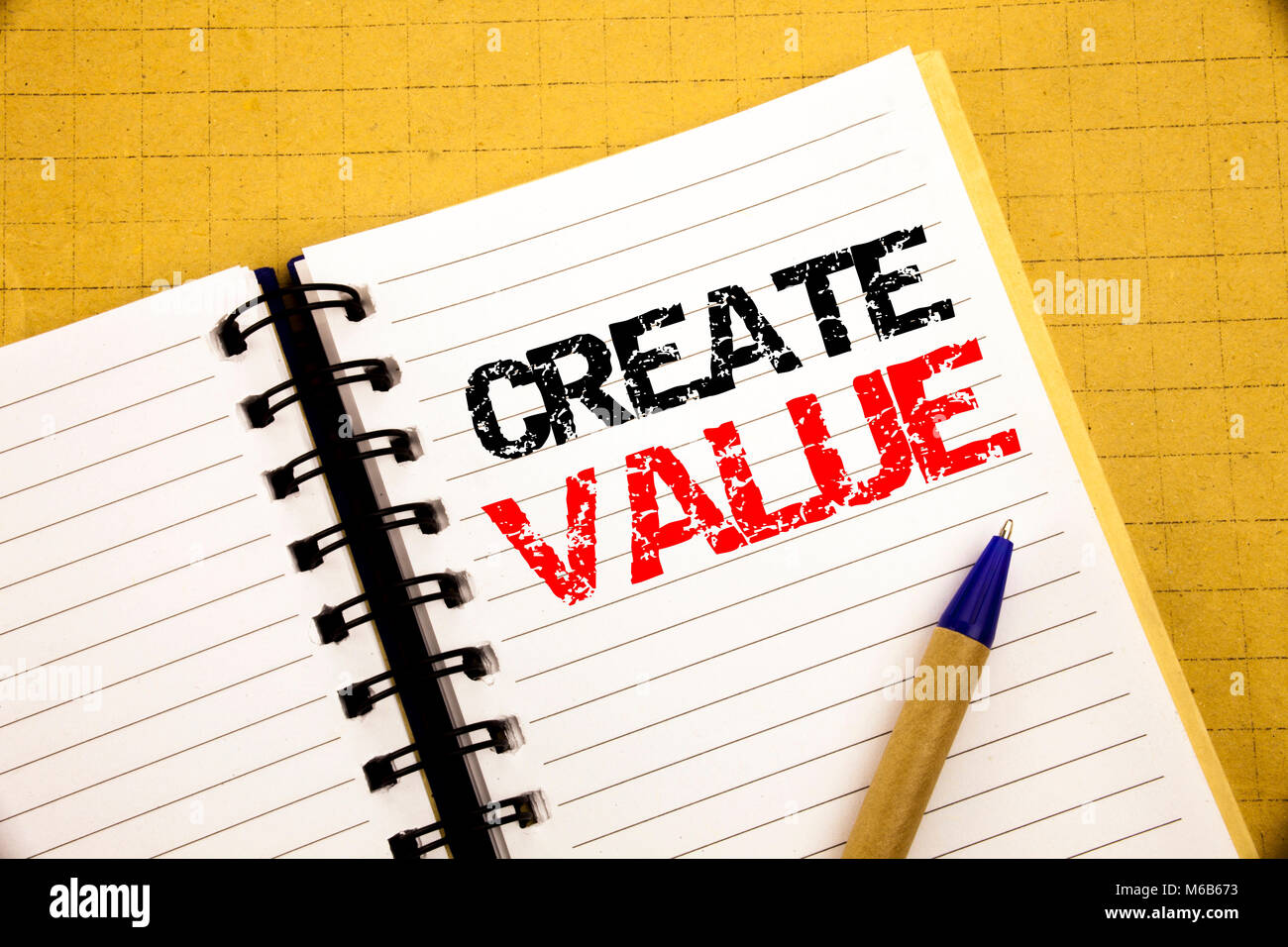 Create Value. Business concept for Creating Motivation written on ...