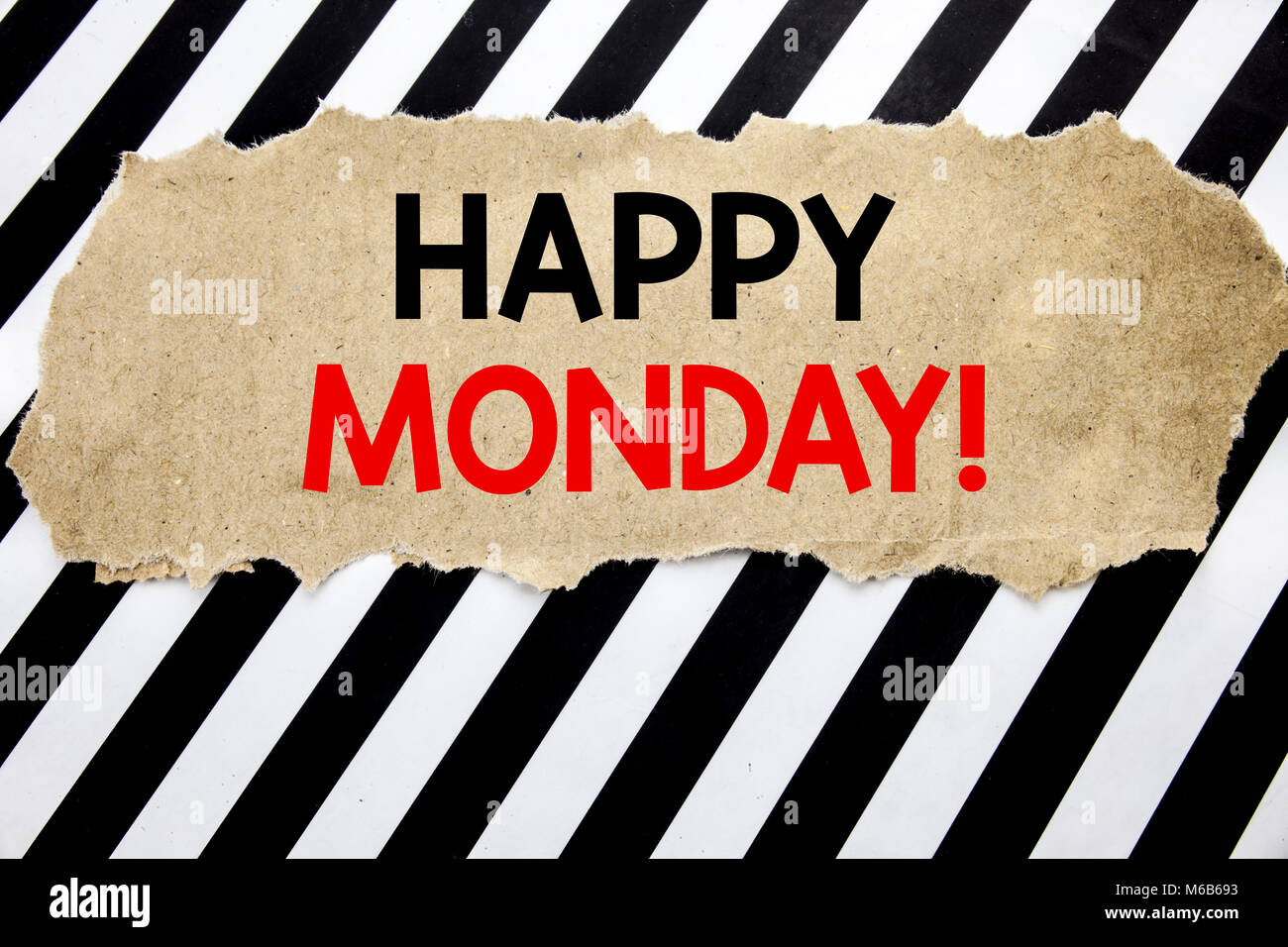 Handwritten text showing Happy Monday . Business concept writing for ...