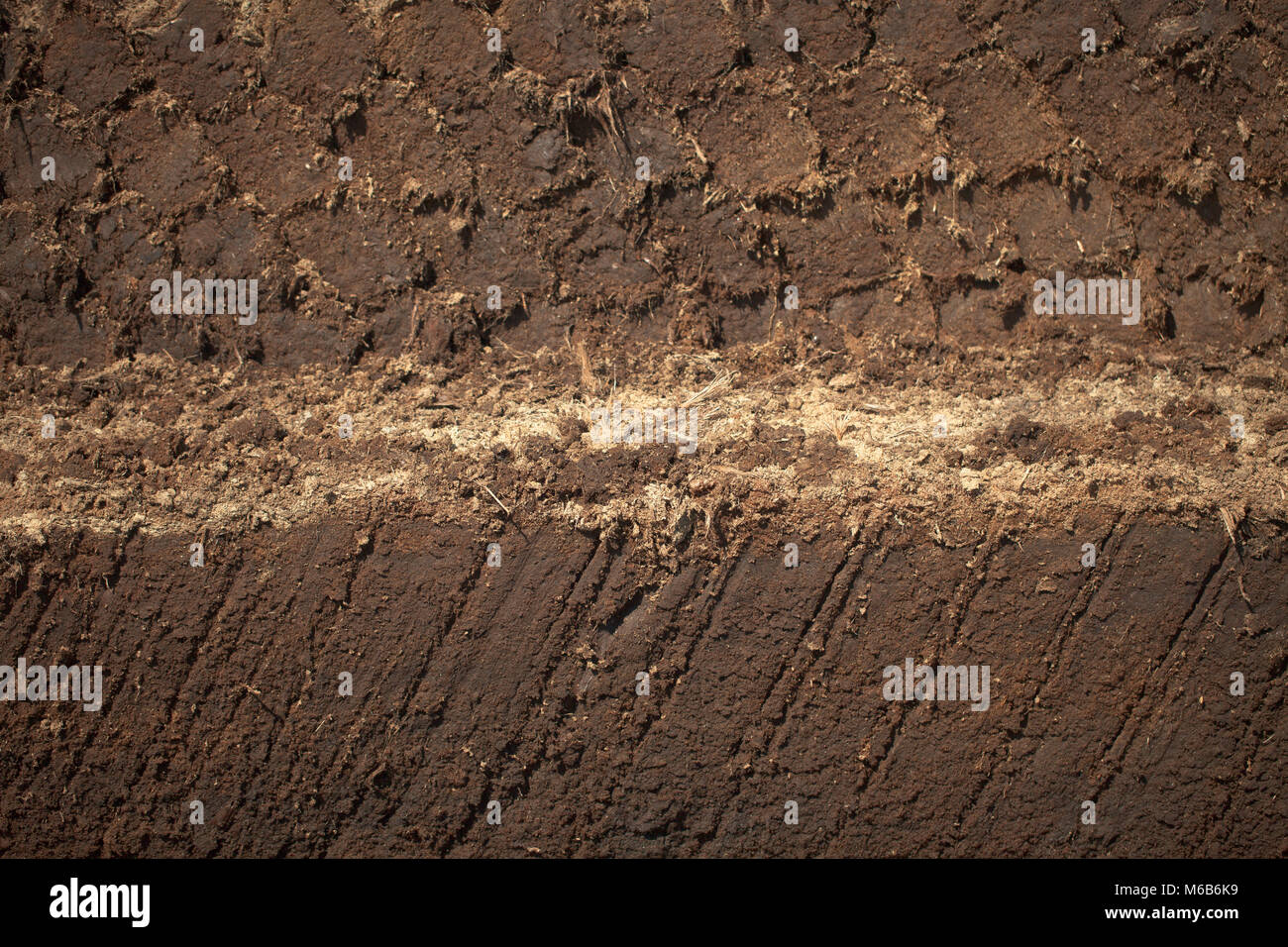 extraction of peat Stock Photo - Alamy