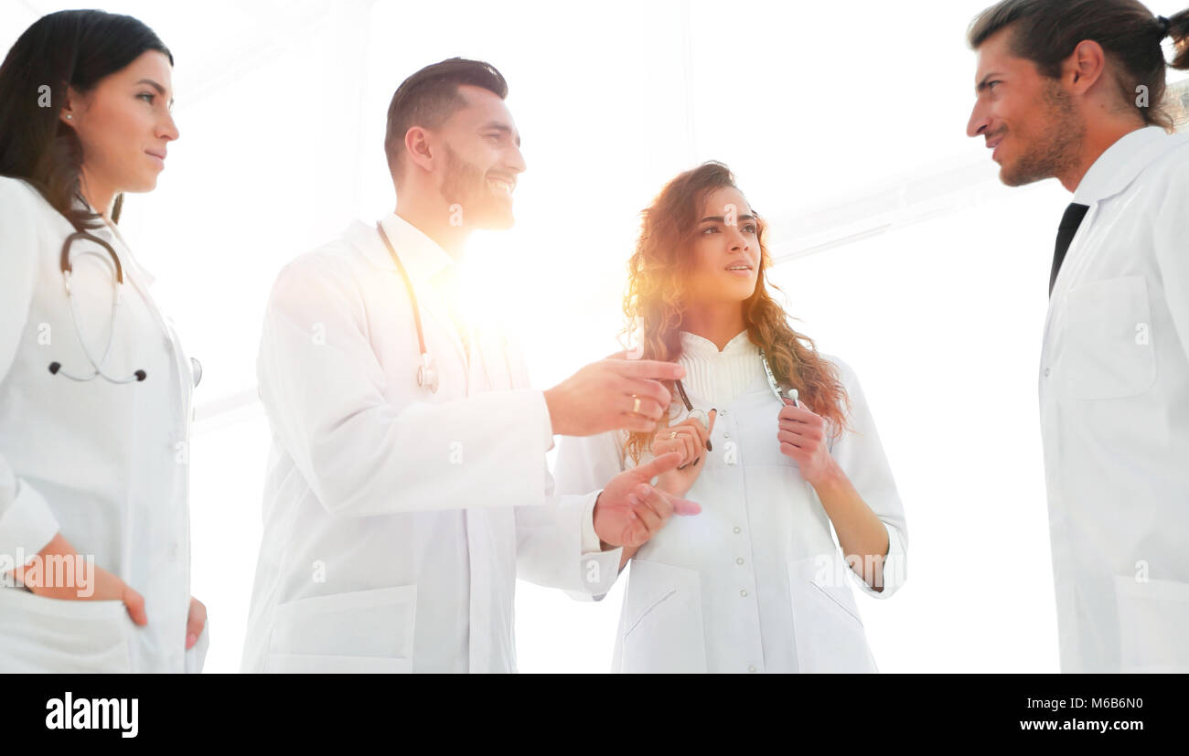 group of doctors discussing in hospital Stock Photo - Alamy