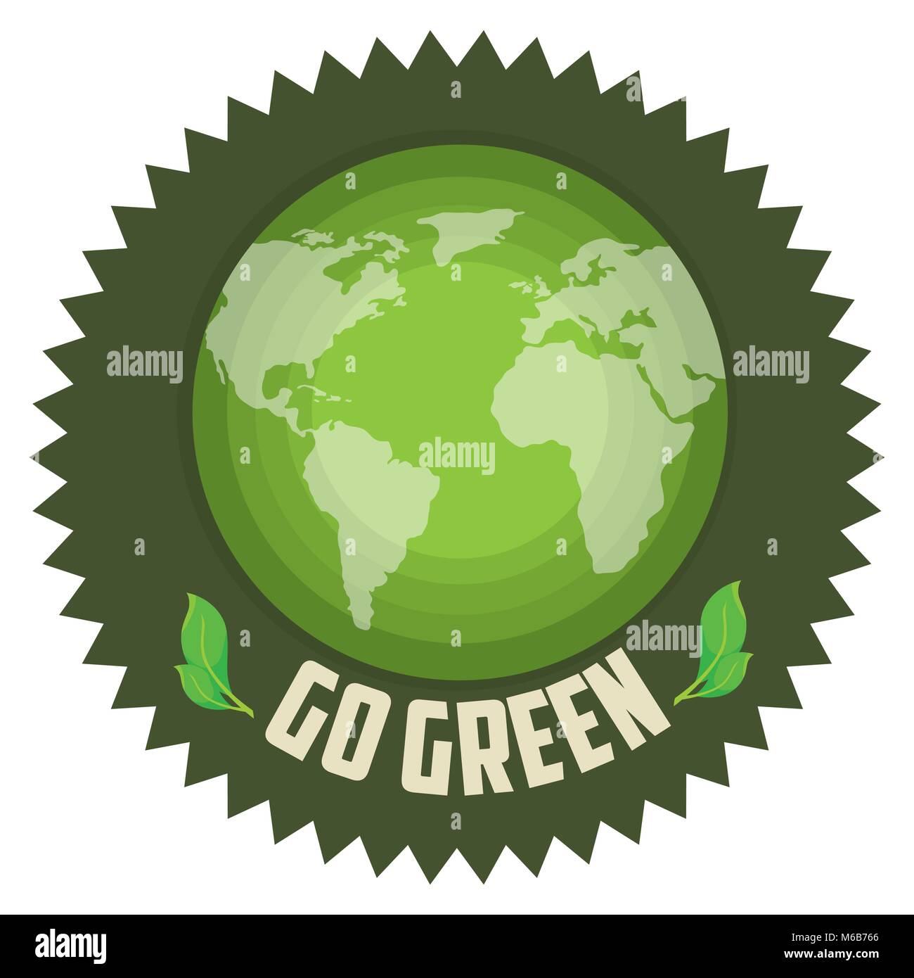 go green world planet Stock Vector Image & Art - Alamy