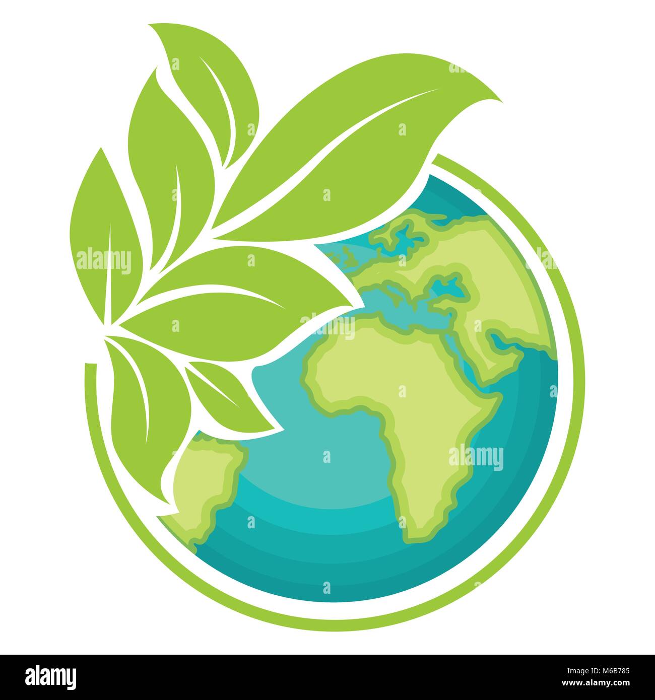 go green world planet Stock Vector Image & Art - Alamy