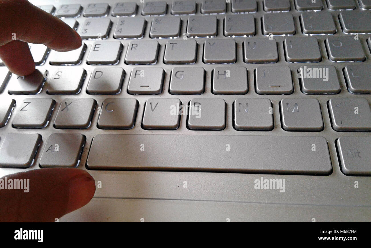 Computer Keyboard Close up Stock Photo - Alamy