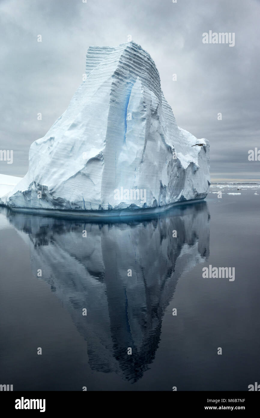 Iceberg Reflection Antarctica Stock Photo - Alamy