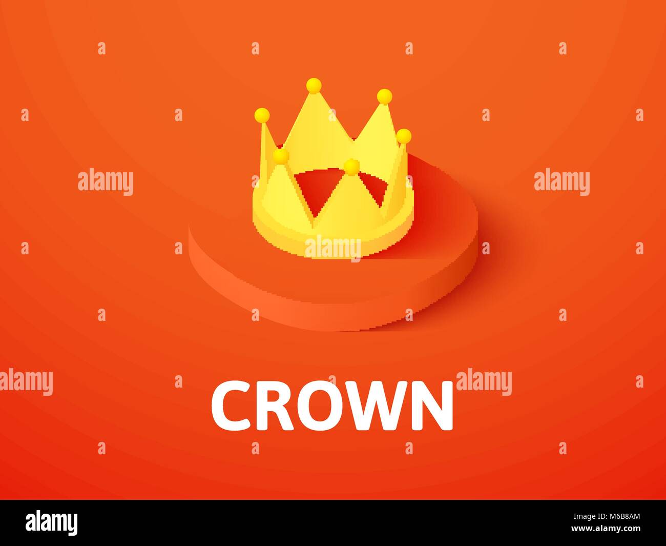 Crown set on color hi-res stock photography and images - Alamy