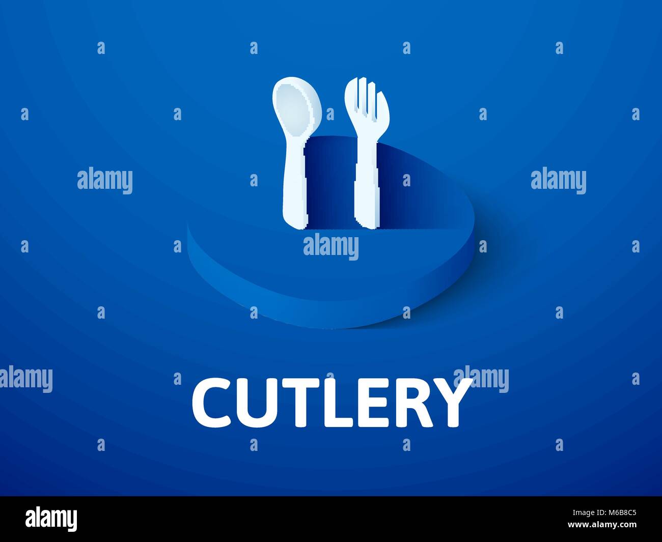 Metal fork isolated Stock Vector Images - Alamy