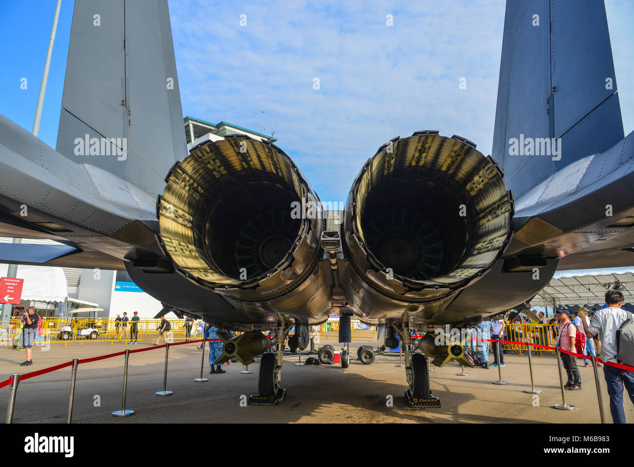 Singapore - Feb 10, 2018. A McDonnell Douglas F-15SG Strike Eagle ...
