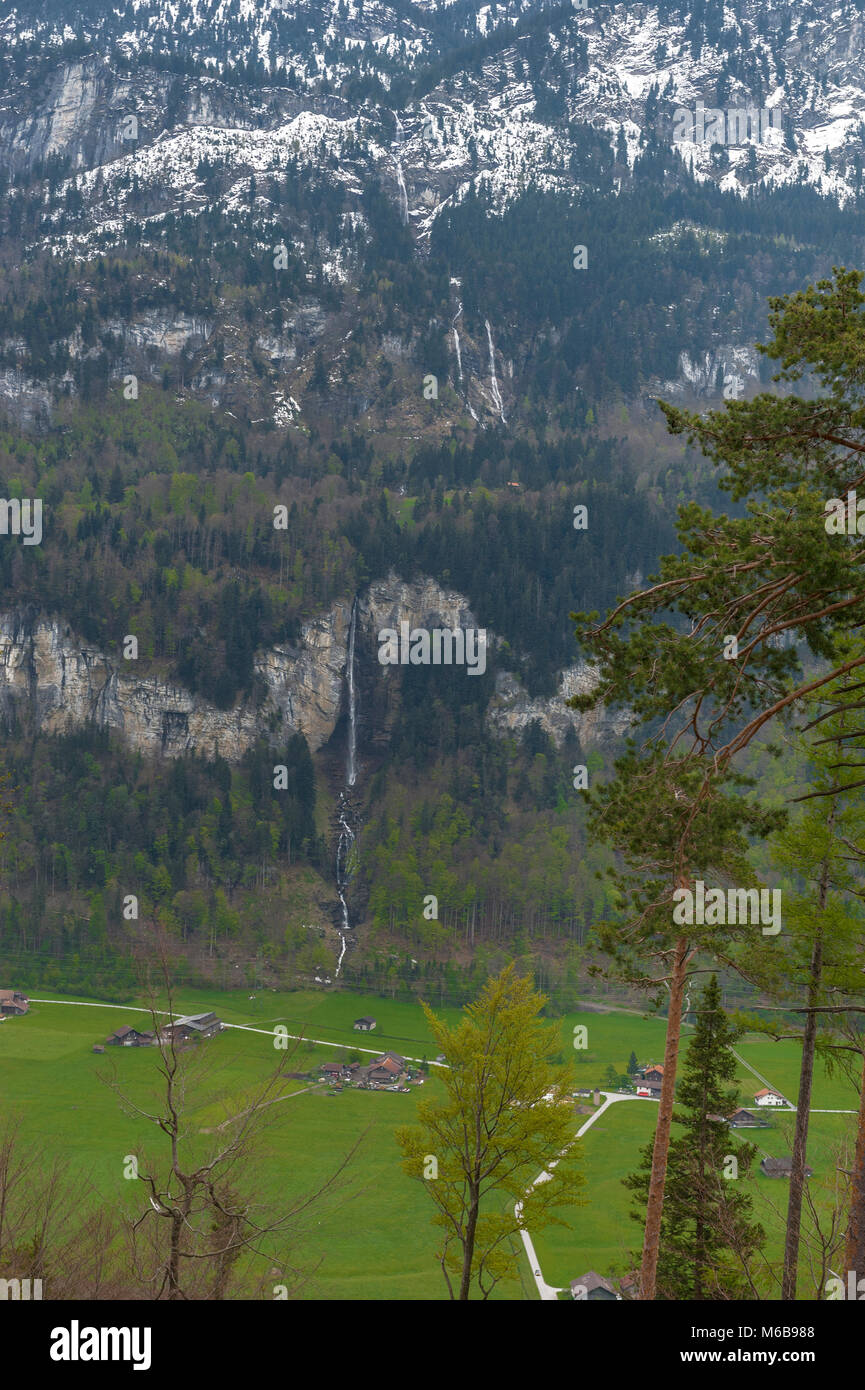 View in Swiss Alps Stock Photo - Alamy