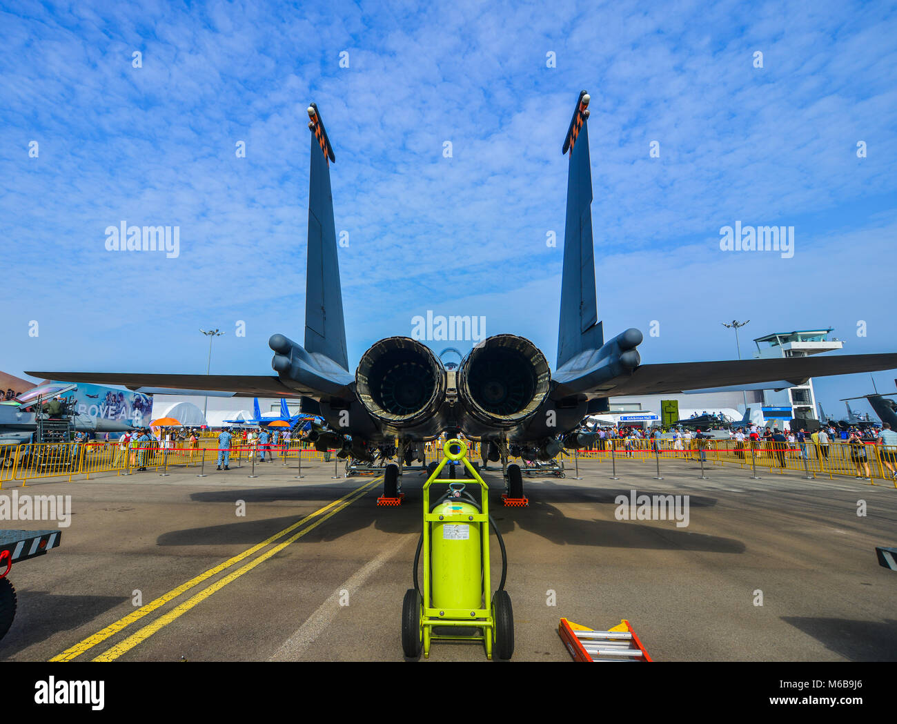 Singapore - Feb 10, 2018. A McDonnell Douglas F-15SG Strike Eagle ...