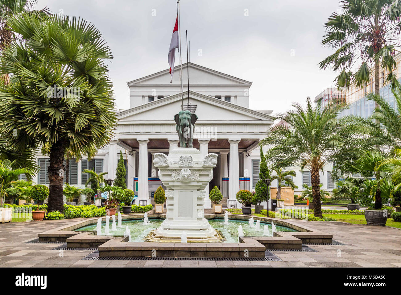 National Museum on Merdeka Square in Jakarta city, Java , Indone Stock ...