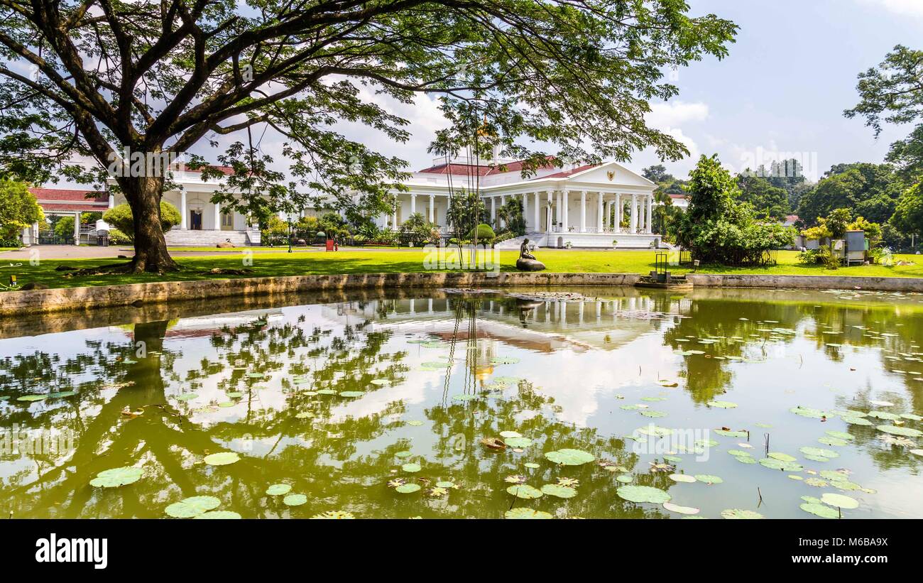 Presidential Palace of the Republic of Indonesia in Bogor, West Stock ...