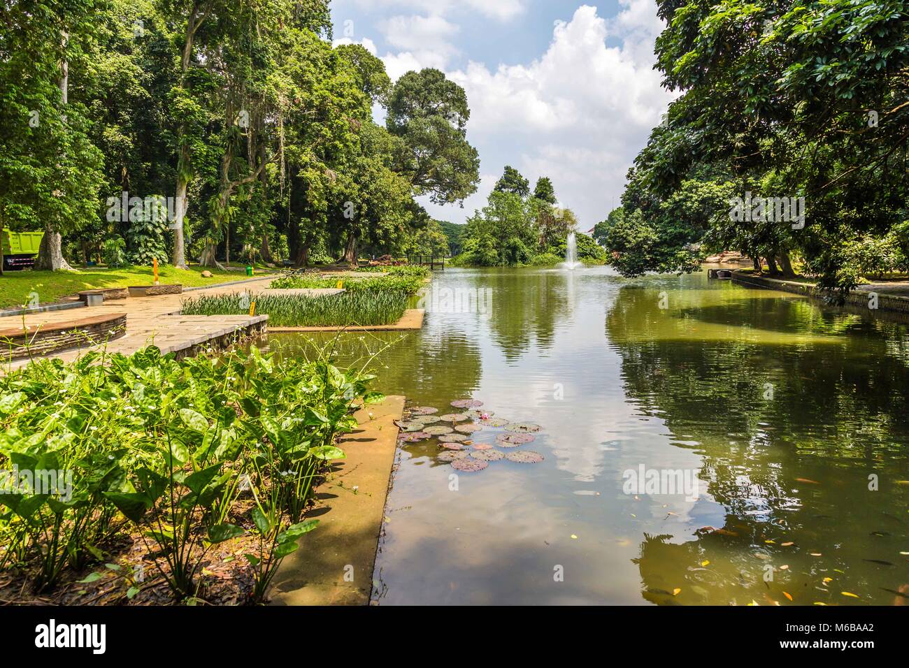 Presidential Palace of the Republic of Indonesia in Bogor, West Stock ...
