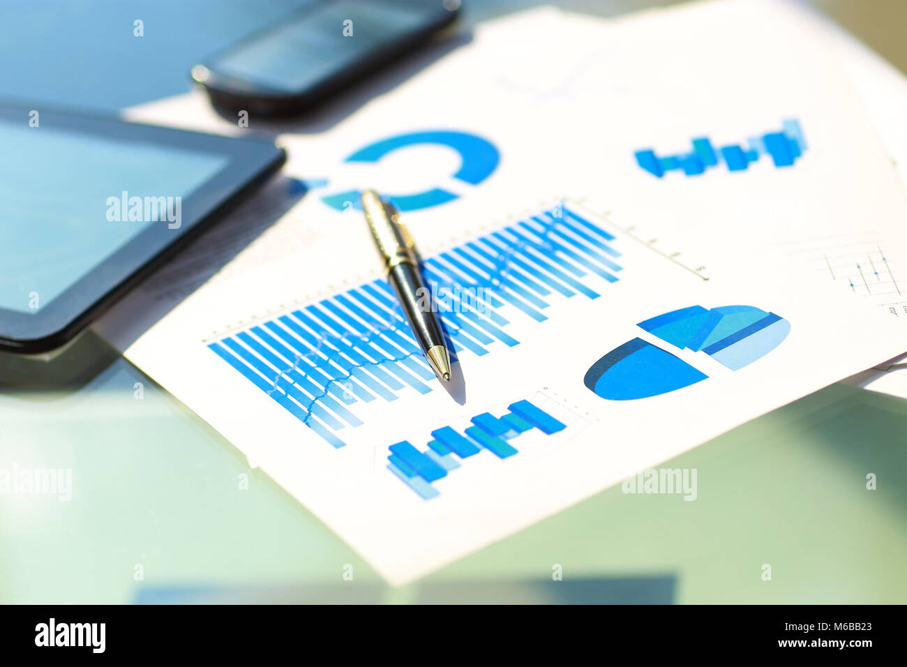 financial and business color charts Stock Photo - Alamy