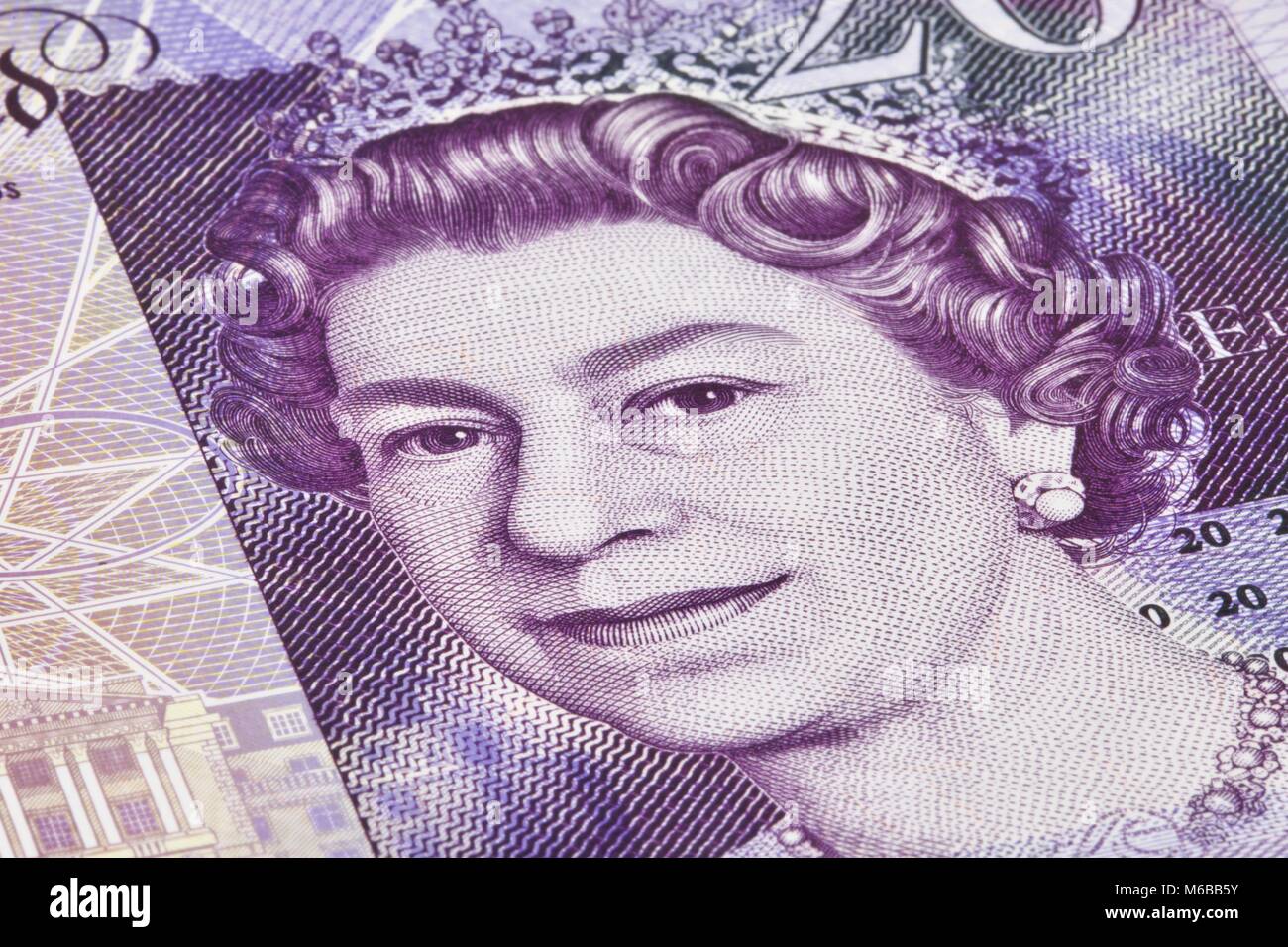 Queen elizabeth on banknote hi-res stock photography and images - Alamy