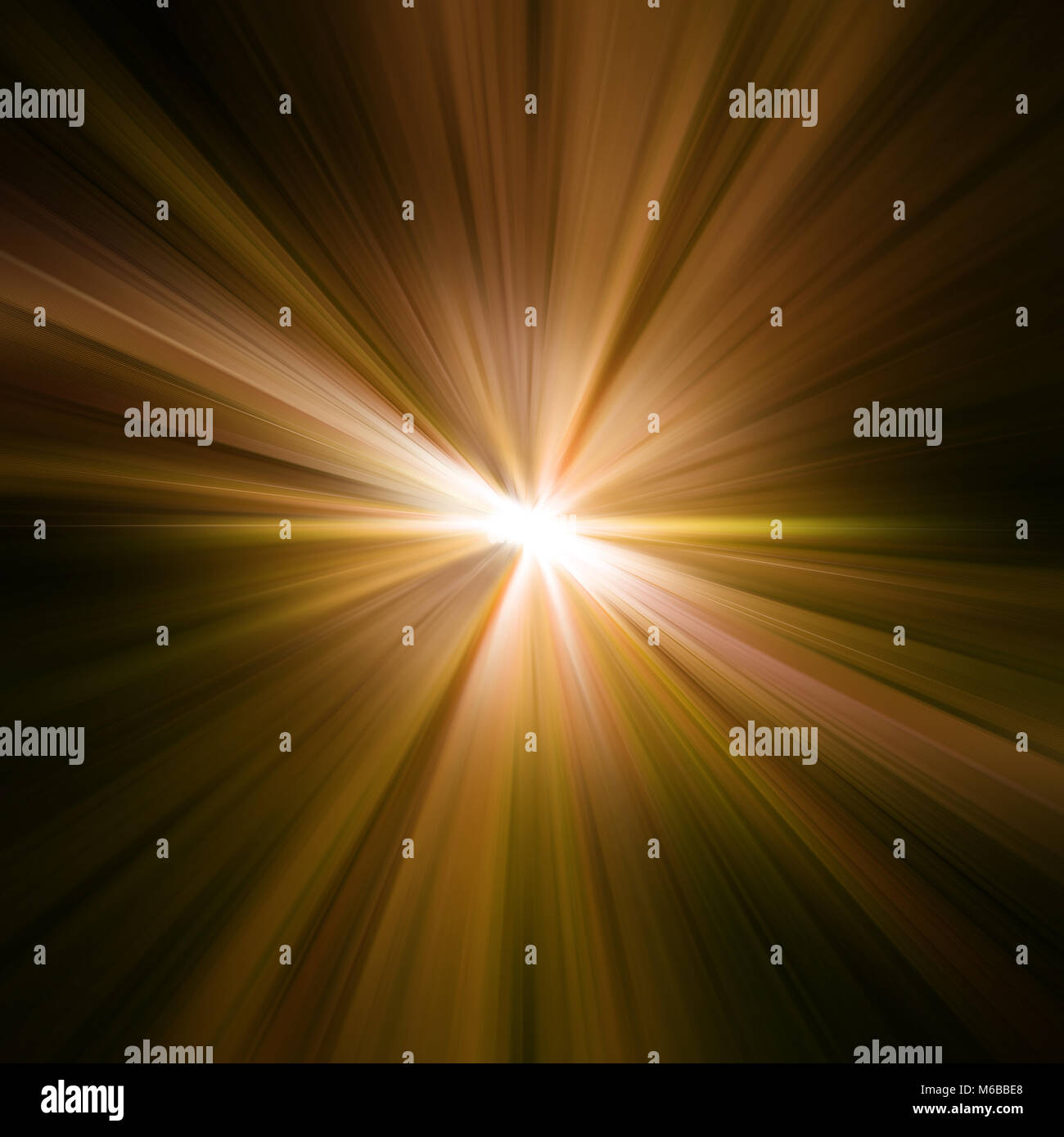 Gold rays 3d rendering Stock Photo - Alamy