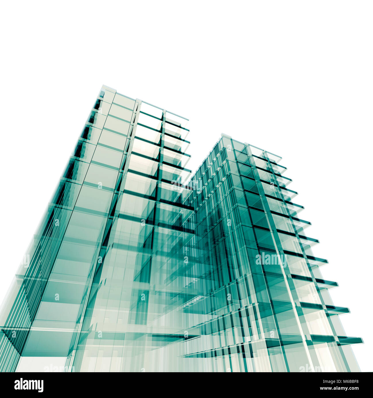 Building concept construction 3d rendering Stock Photo - Alamy