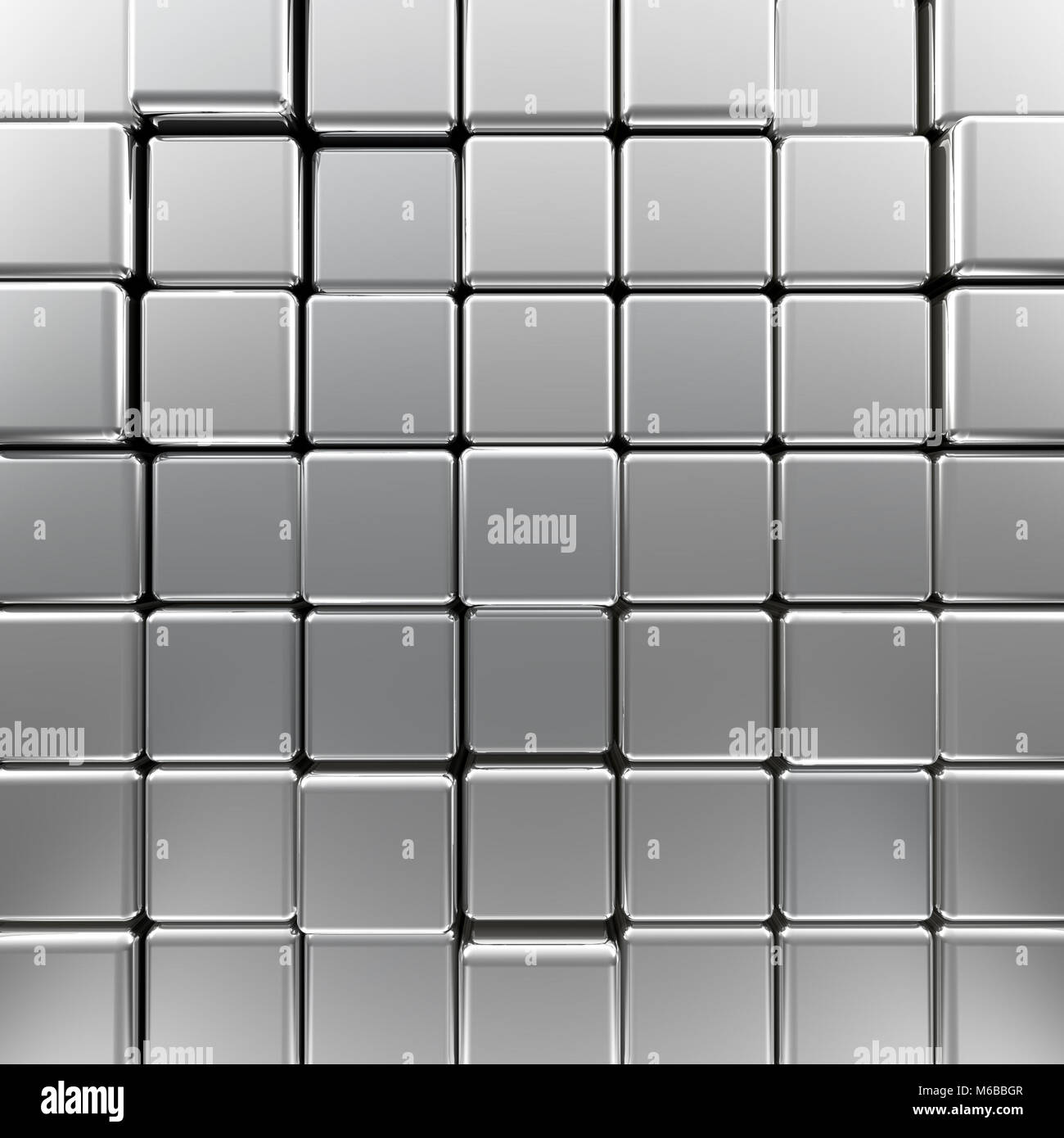 Silver cubes hi-res stock photography and images - Alamy