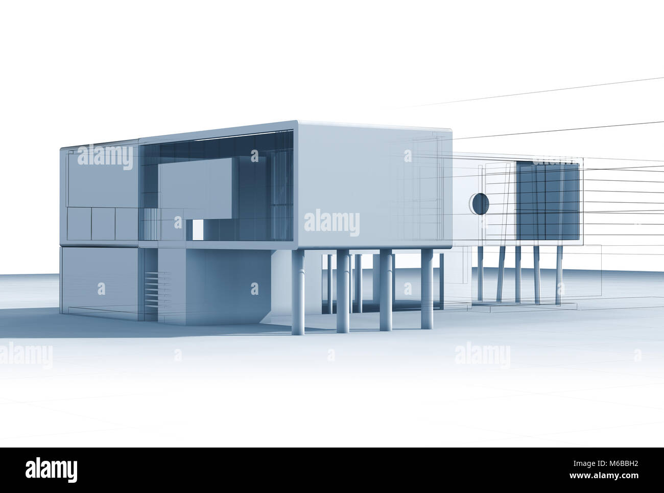 Modern construction industry Cut Out Stock Images & Pictures - Alamy