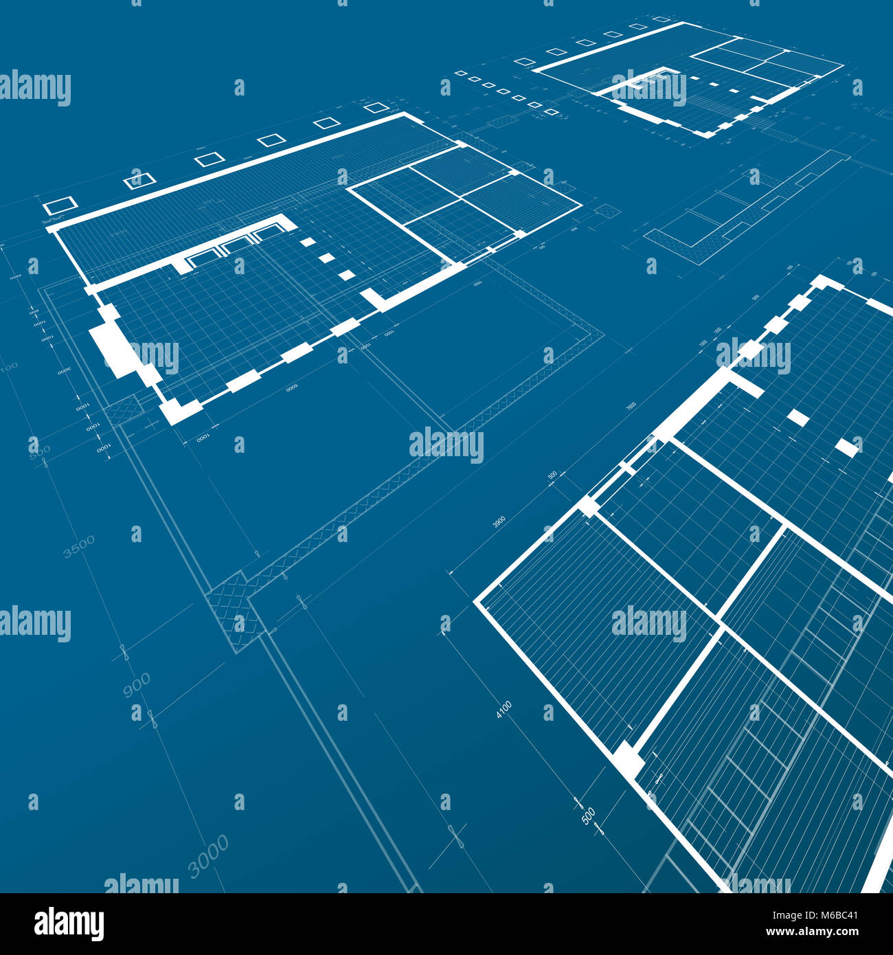 3d blueprint drawing hi-res stock photography and images - Alamy