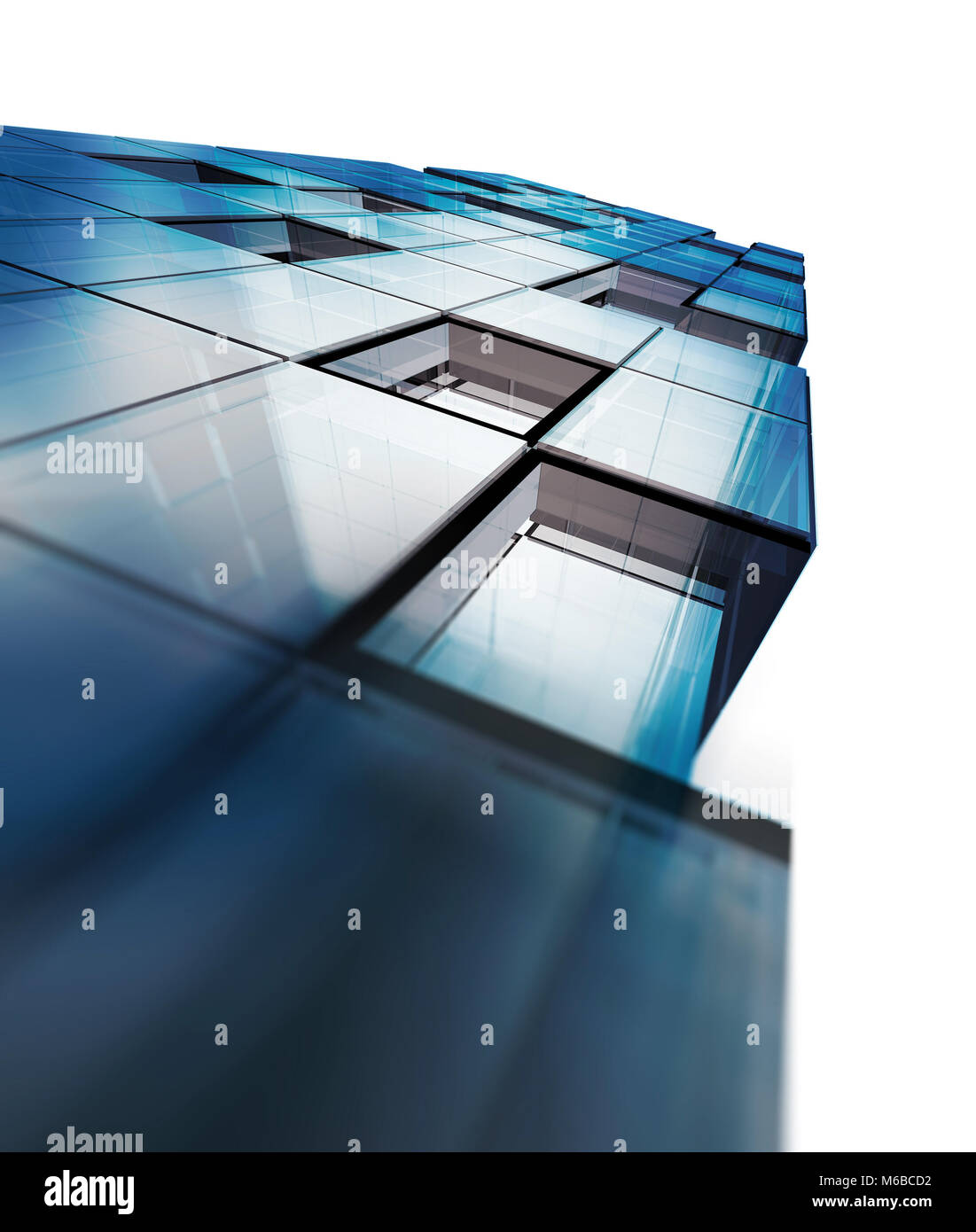 Perspective office 3d rendering Stock Photo - Alamy