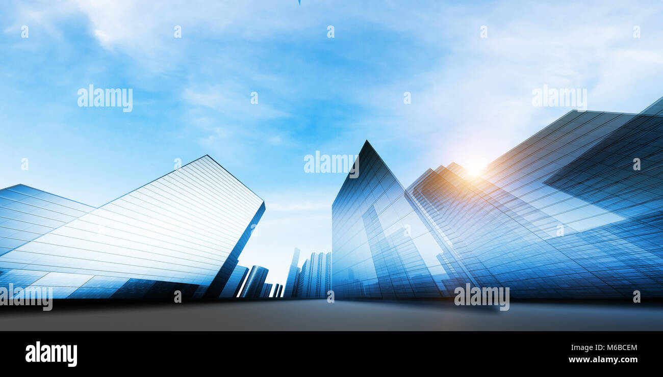 City concept background 3d rendering Stock Photo - Alamy
