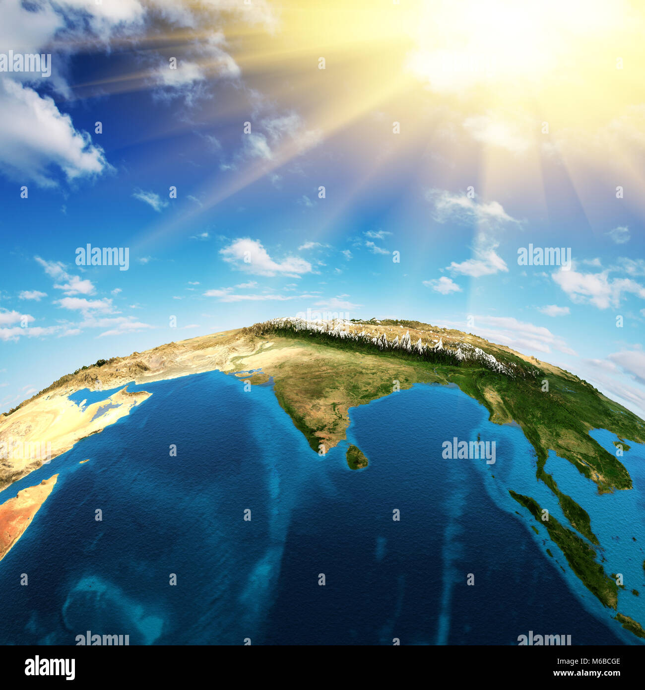 India map 3d hi-res stock photography and images - Alamy