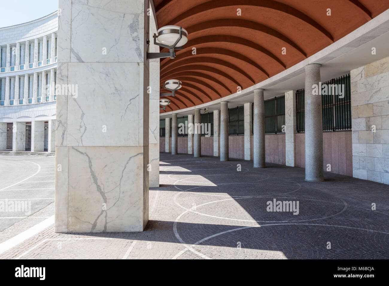 Architecture at EUR district Rome Stock Photo - Alamy