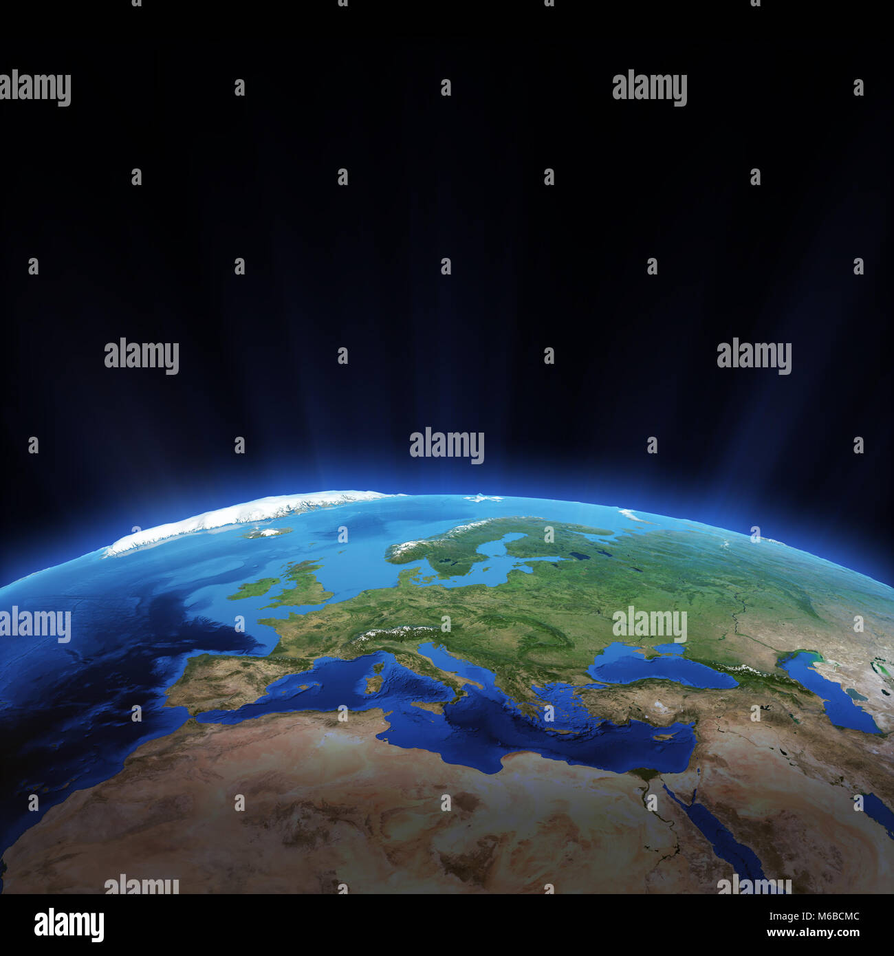 Relief europe map hi-res stock photography and images - Alamy