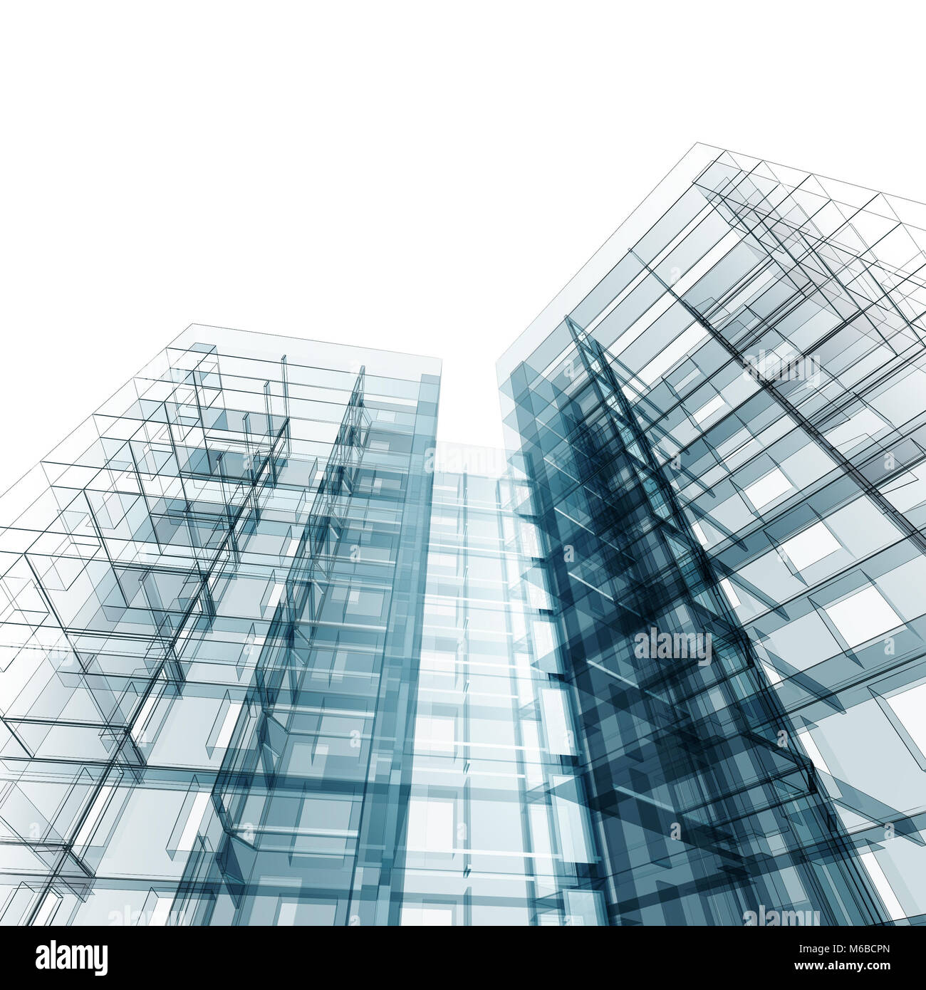 Architecture 3d rendering Stock Photo - Alamy