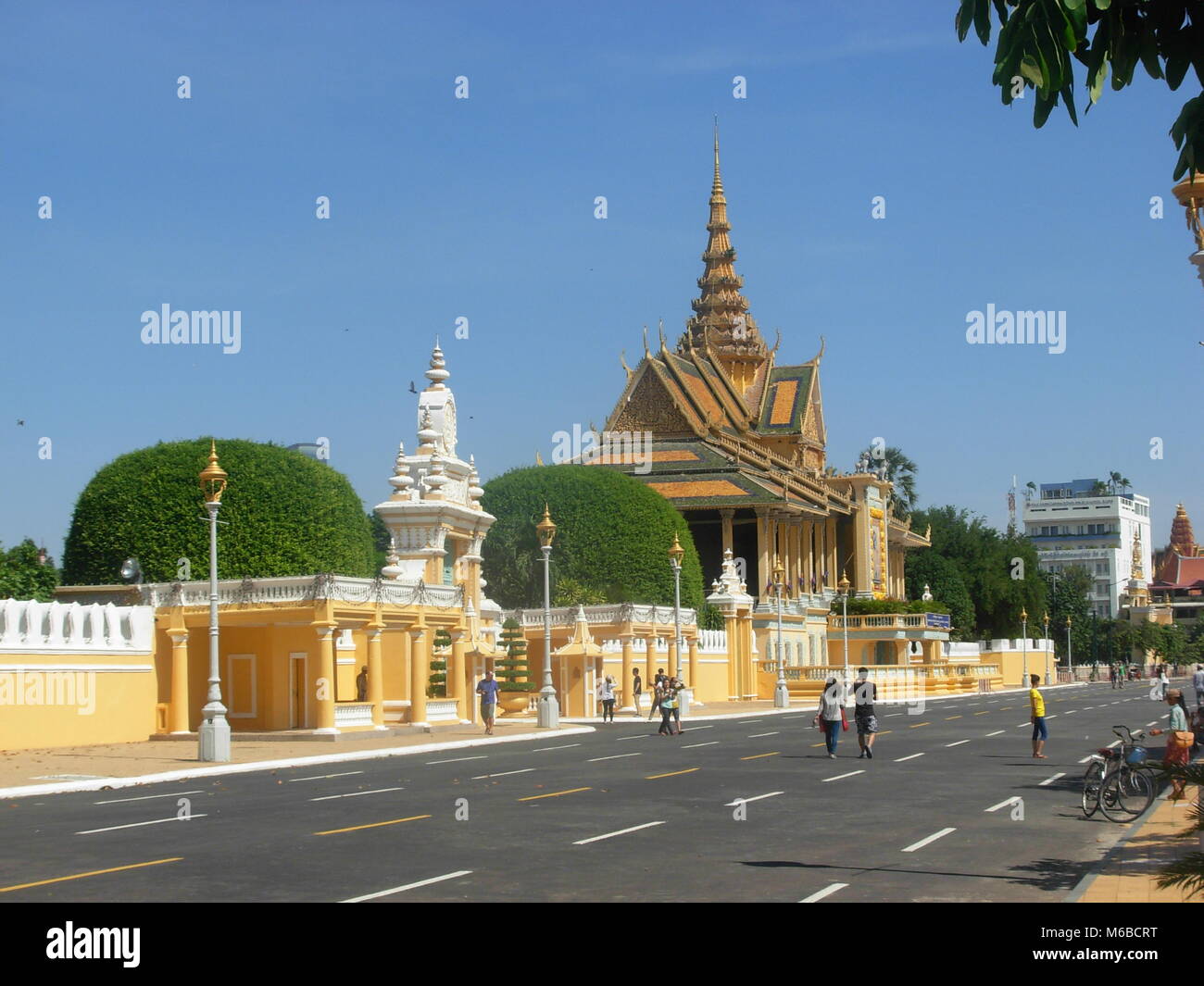The exterior of Royal Palace in Phnom Penh, Cambodia Stock Photo - Alamy