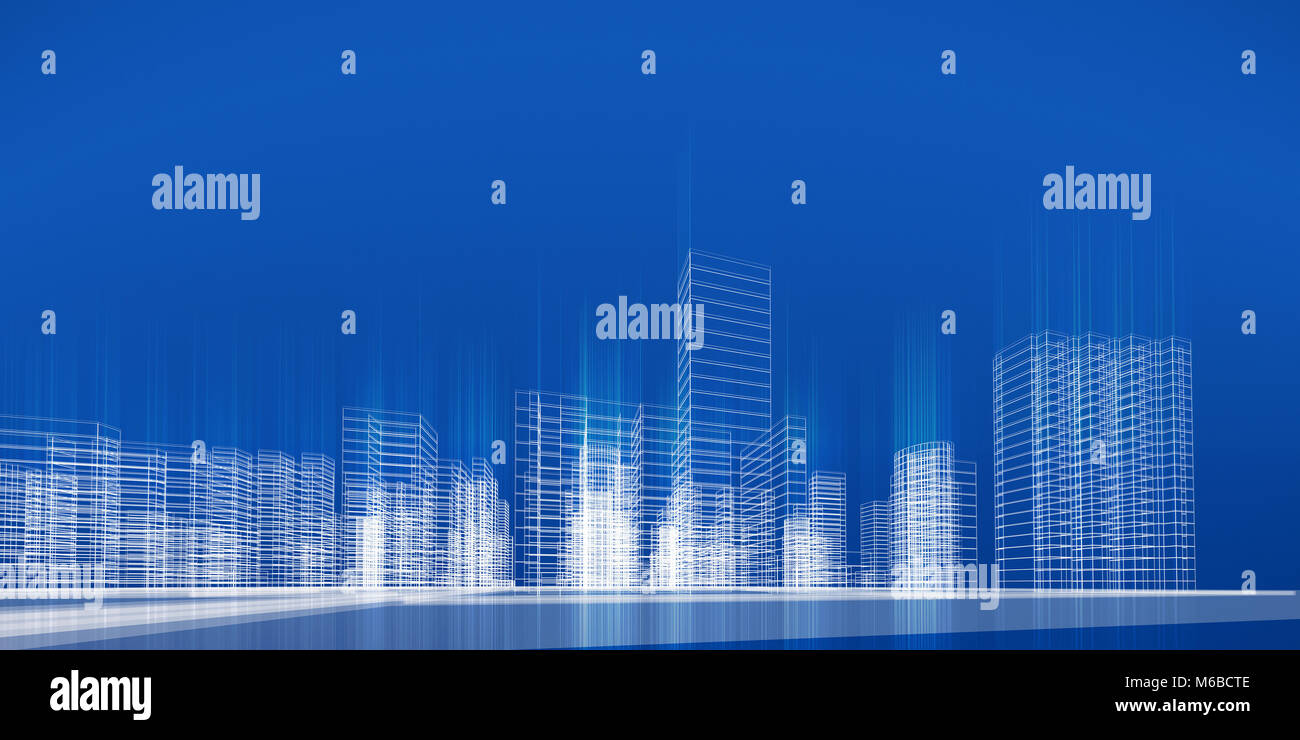 City concept background 3d rendering Stock Photo - Alamy
