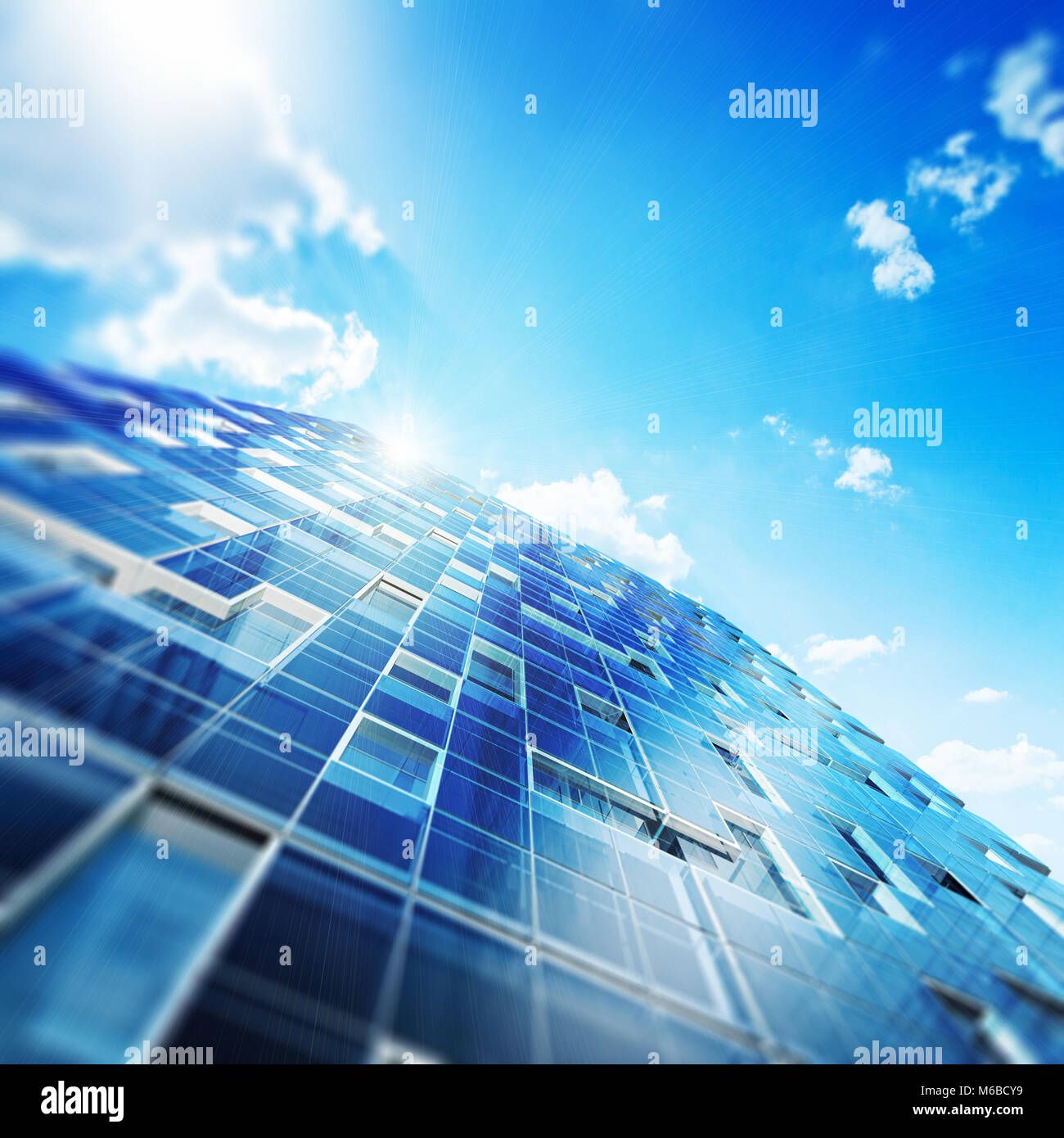 Abstract building 3d rendering Stock Photo - Alamy