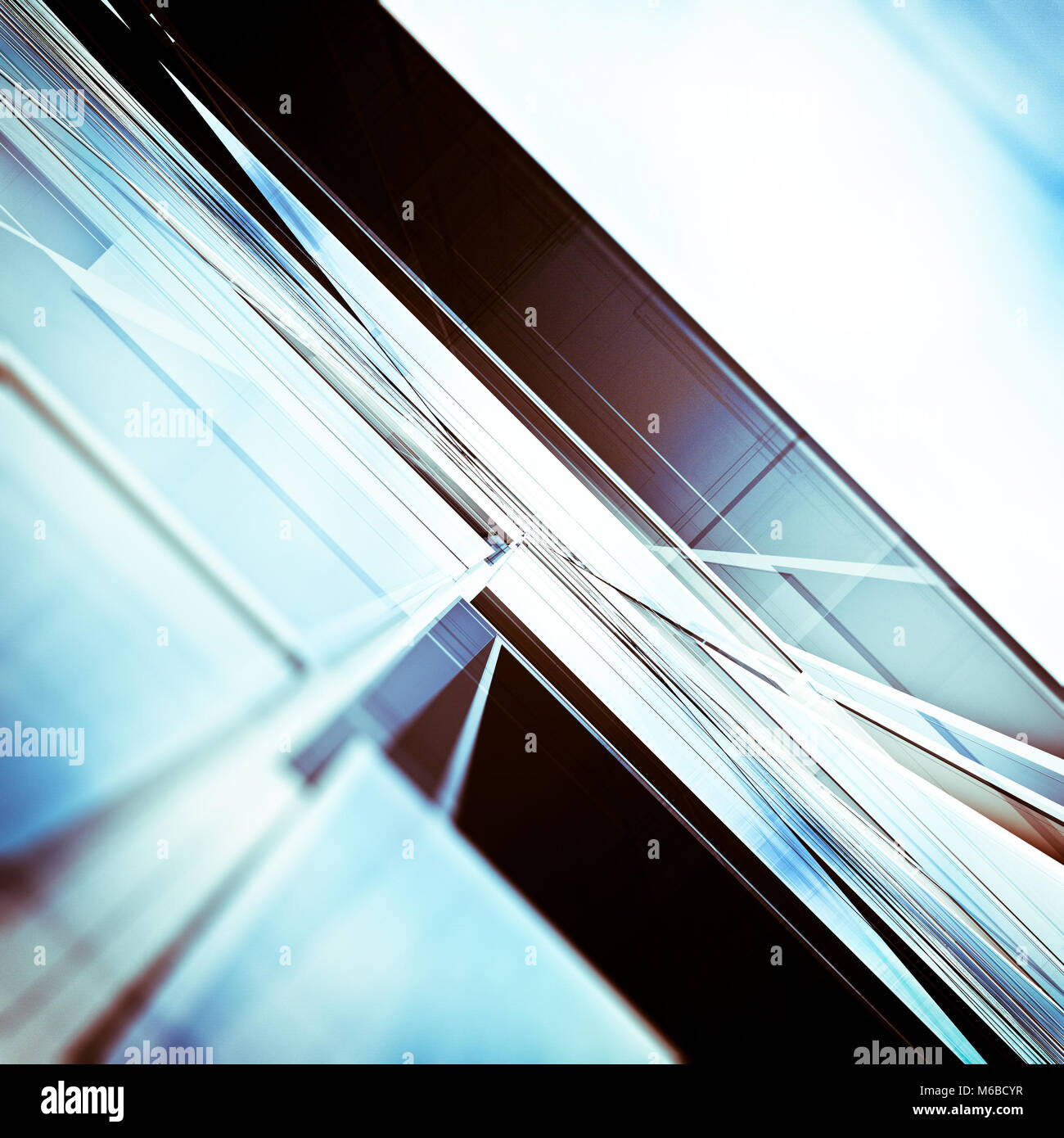 Abstract construction 3d rendering Stock Photo - Alamy