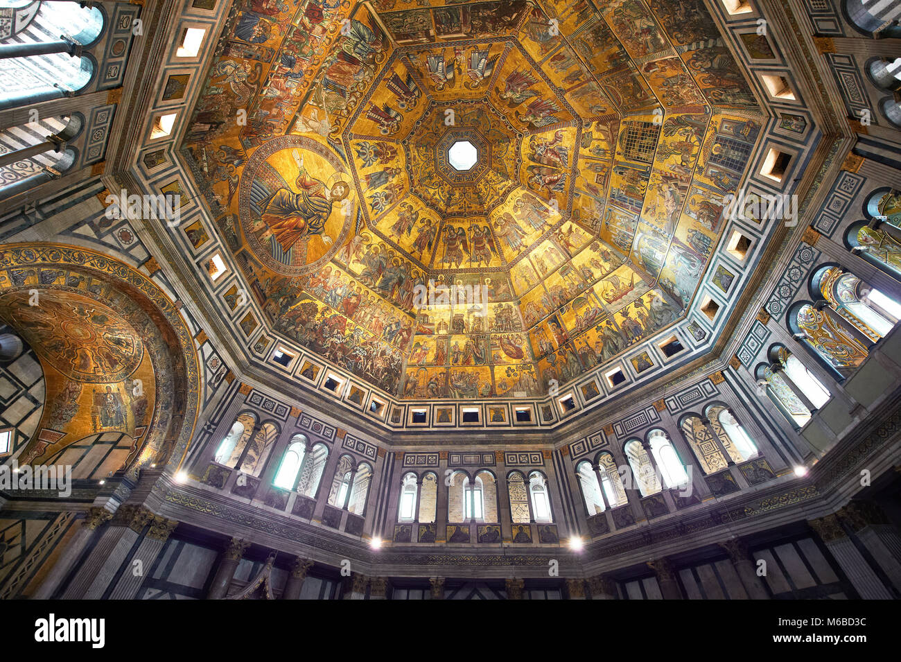 The interior of the Bapistry of Florence ( Battistero di San Giovanni ...