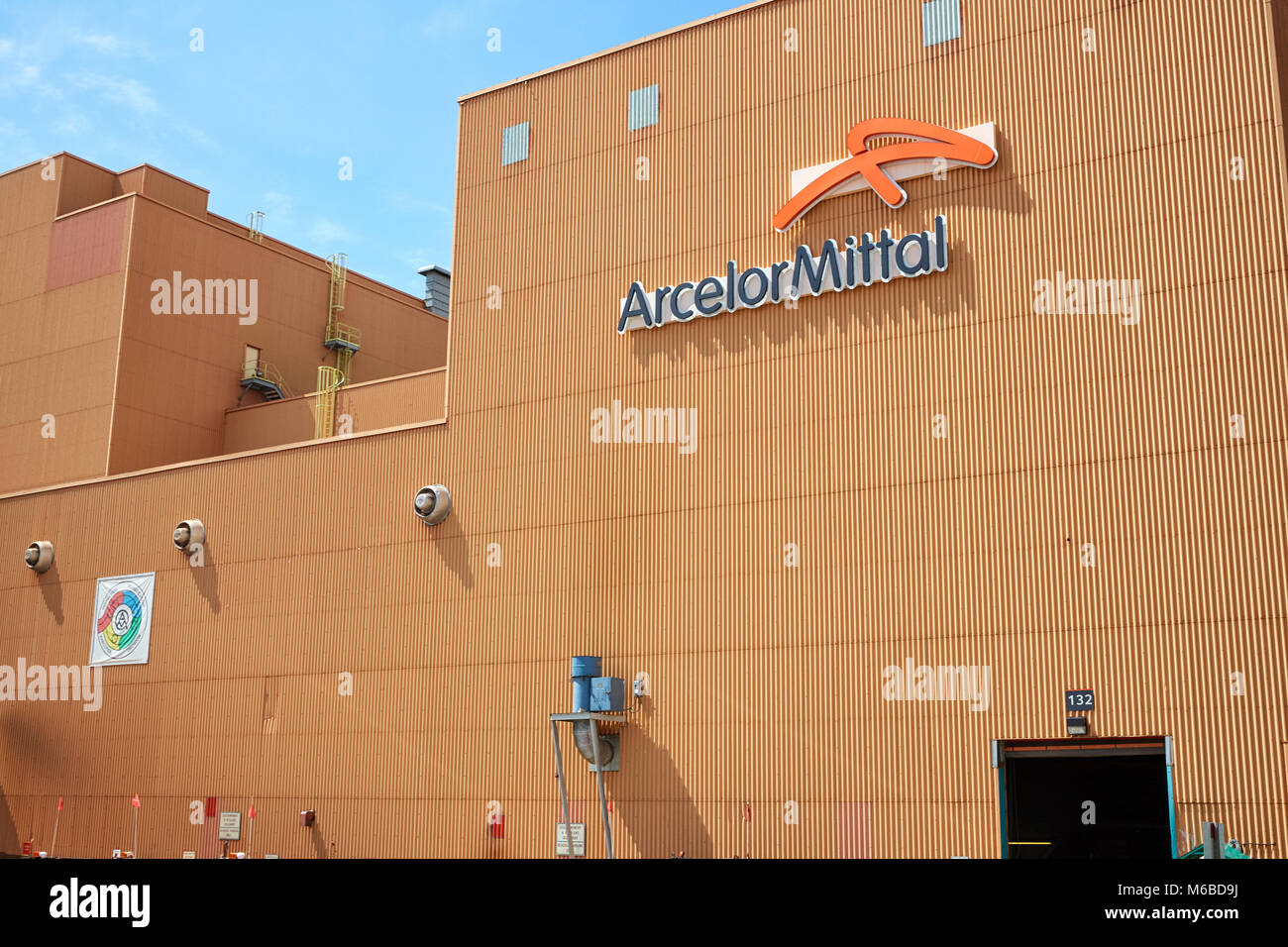 ArcelorMittal building at Mount Wright (Mount Wright) mine, Fermont ...
