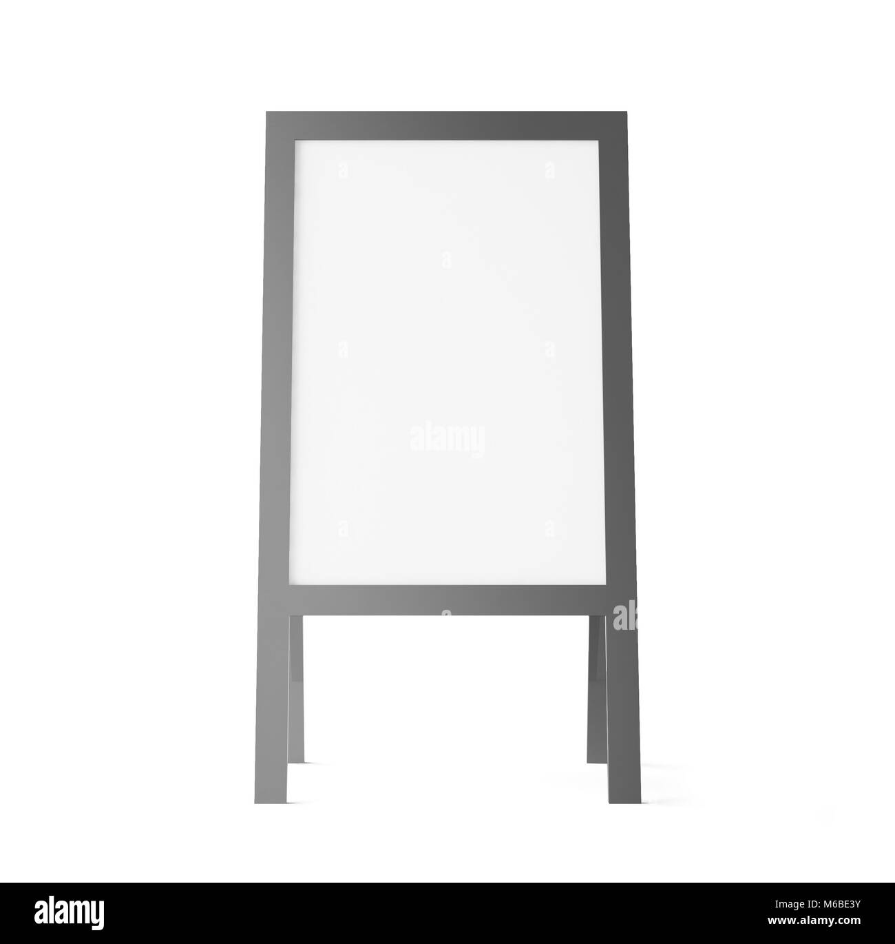 3d rendering signboard Black and White Stock Photos & Images - Alamy