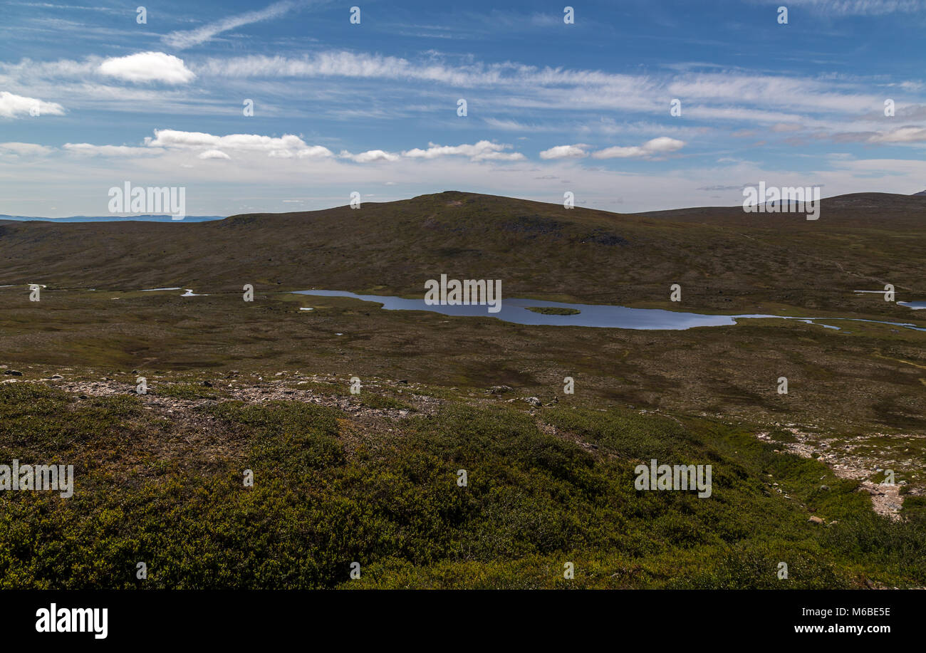 Standing on hill top overlooking a river and mountains Stock Photo - Alamy