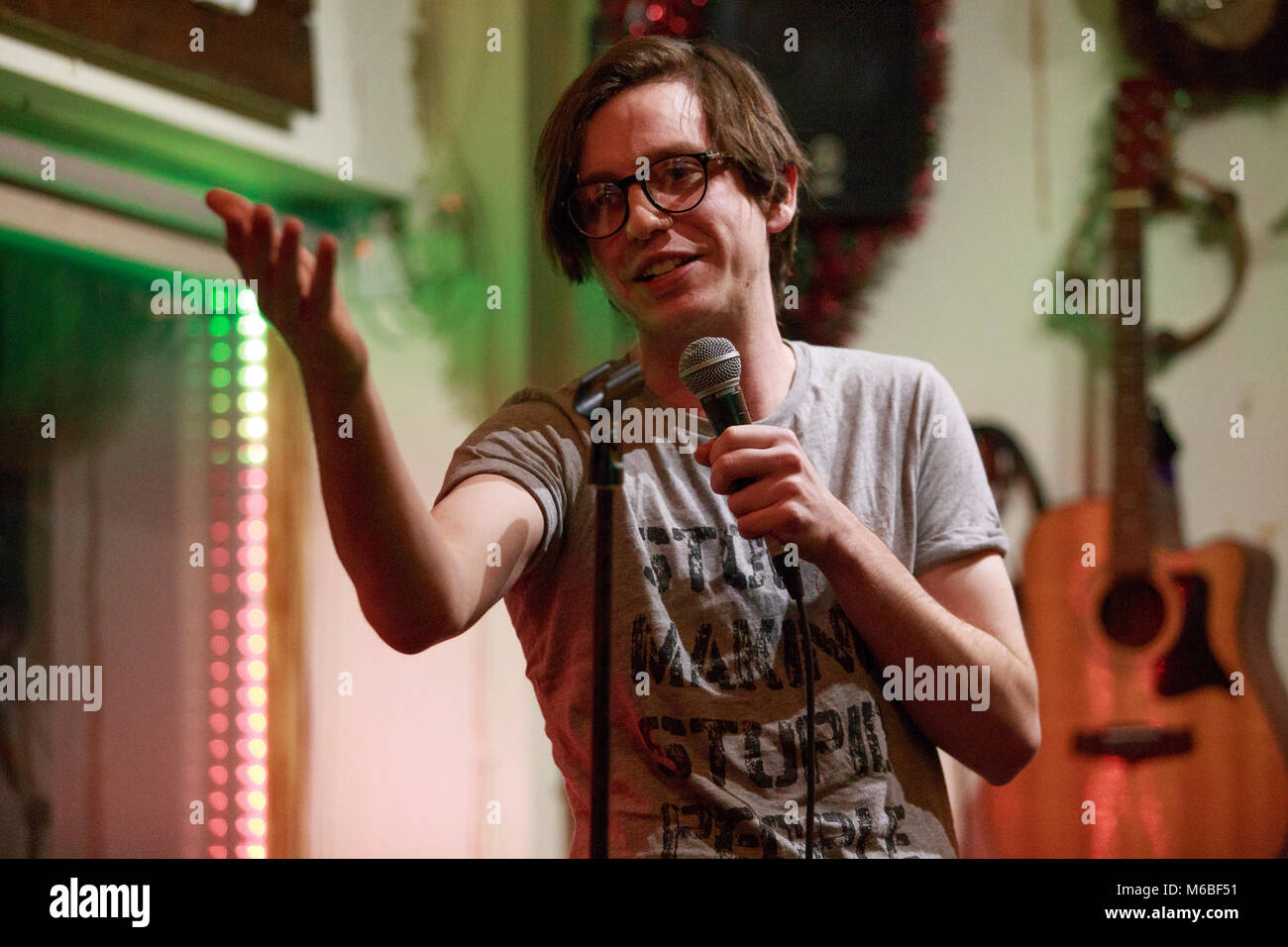 Alex Oliver, Stand Up Comedian, Performing Live © Clarissa Debenham ...