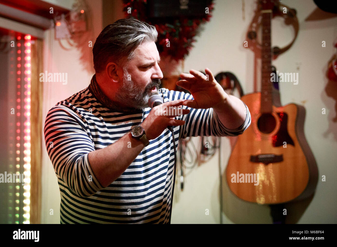 Rich Wilson, Stand Up Comedian, Performing Live © Clarissa Debenham ...