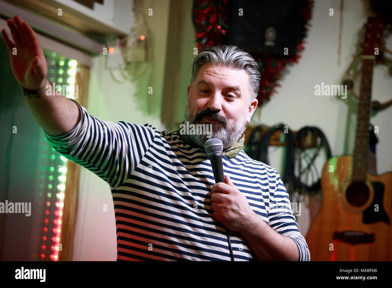 Rich Wilson, Stand Up Comedian, Performing Live © Clarissa Debenham ...