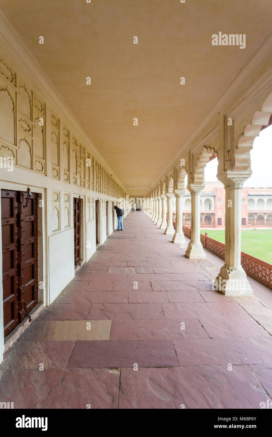 A Long Corridor Stock Photo - Alamy
