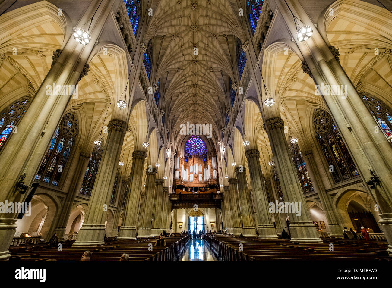St. Patrick's Cathedral, midtown Manhattan, New York City Stock Photo ...