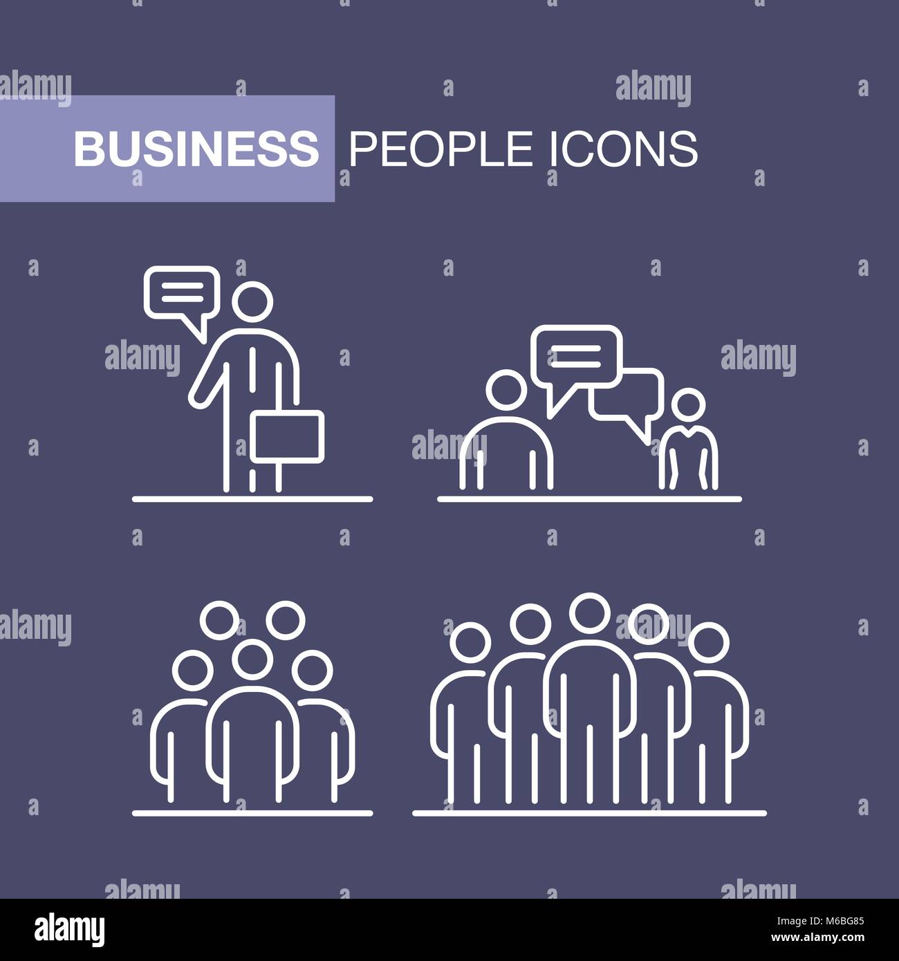 Five people icon hi-res stock photography and images - Alamy
