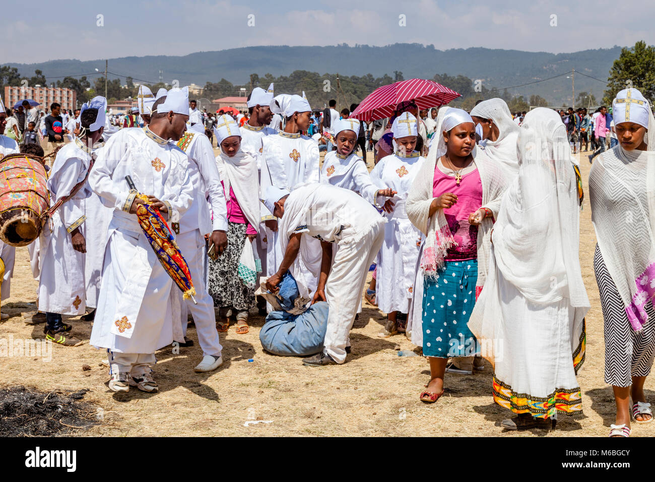 Ethiopian Orthodox Christians Celebrate Timkat (Epiphany) At The Jan ...