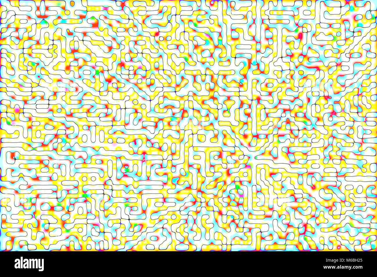 nice chromatic labyrinth Stock Photo - Alamy