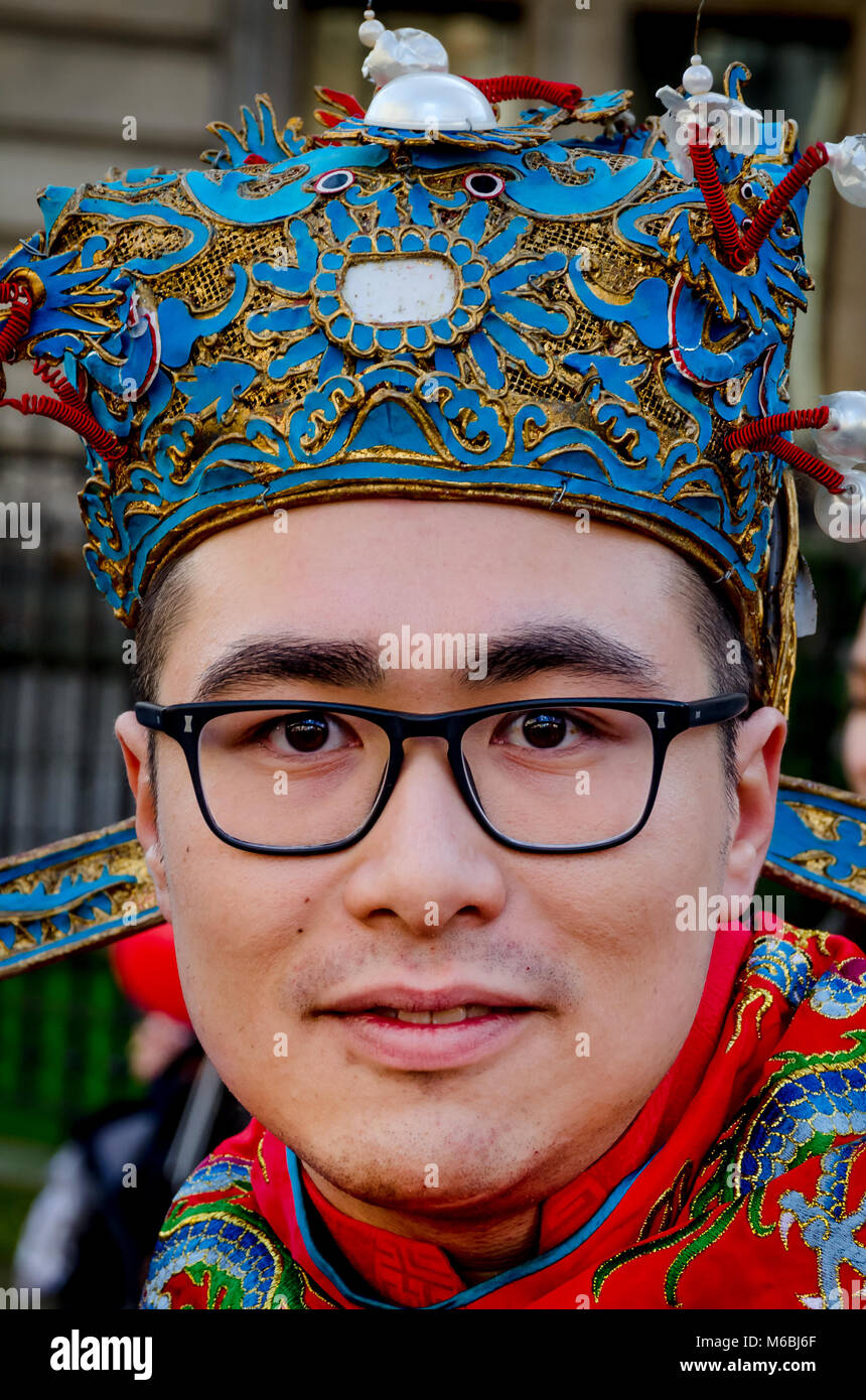 Chinese man face close up hi-res stock photography and images - Alamy
