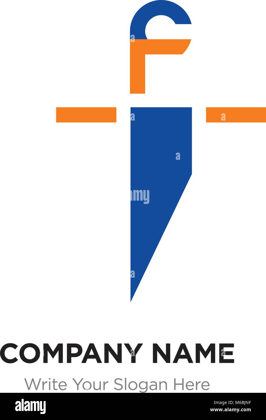 Abstract letter fi if logo design template, Alphabet initial letters ...