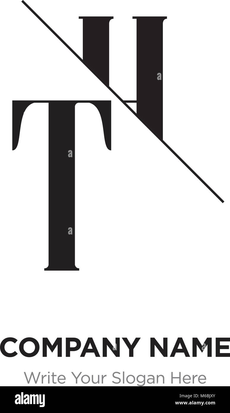 Letter ht logo hi-res stock photography and images - Alamy