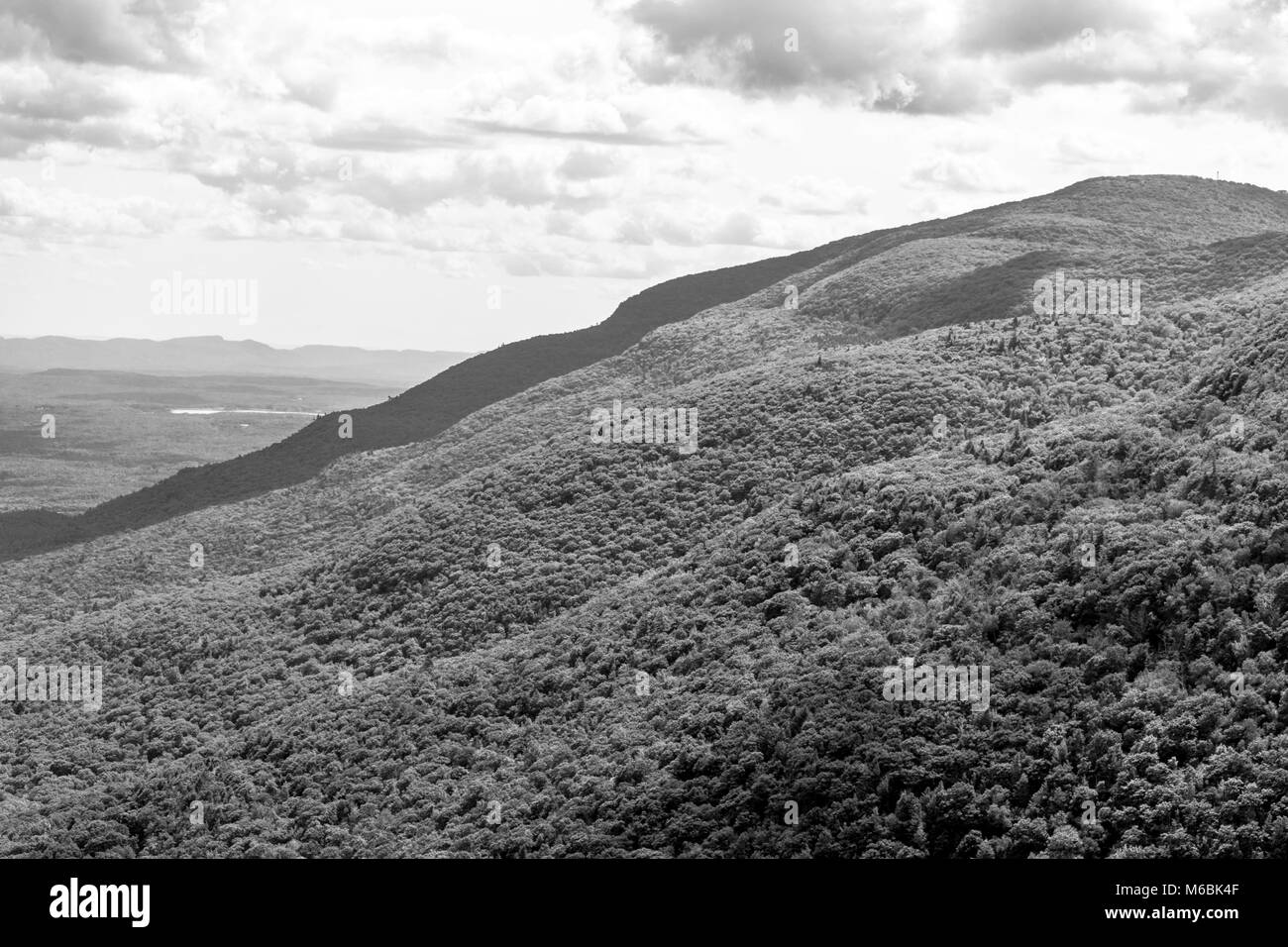 Views during a hike at the Kaaterskill Wild Forest in Upstate NY Stock ...