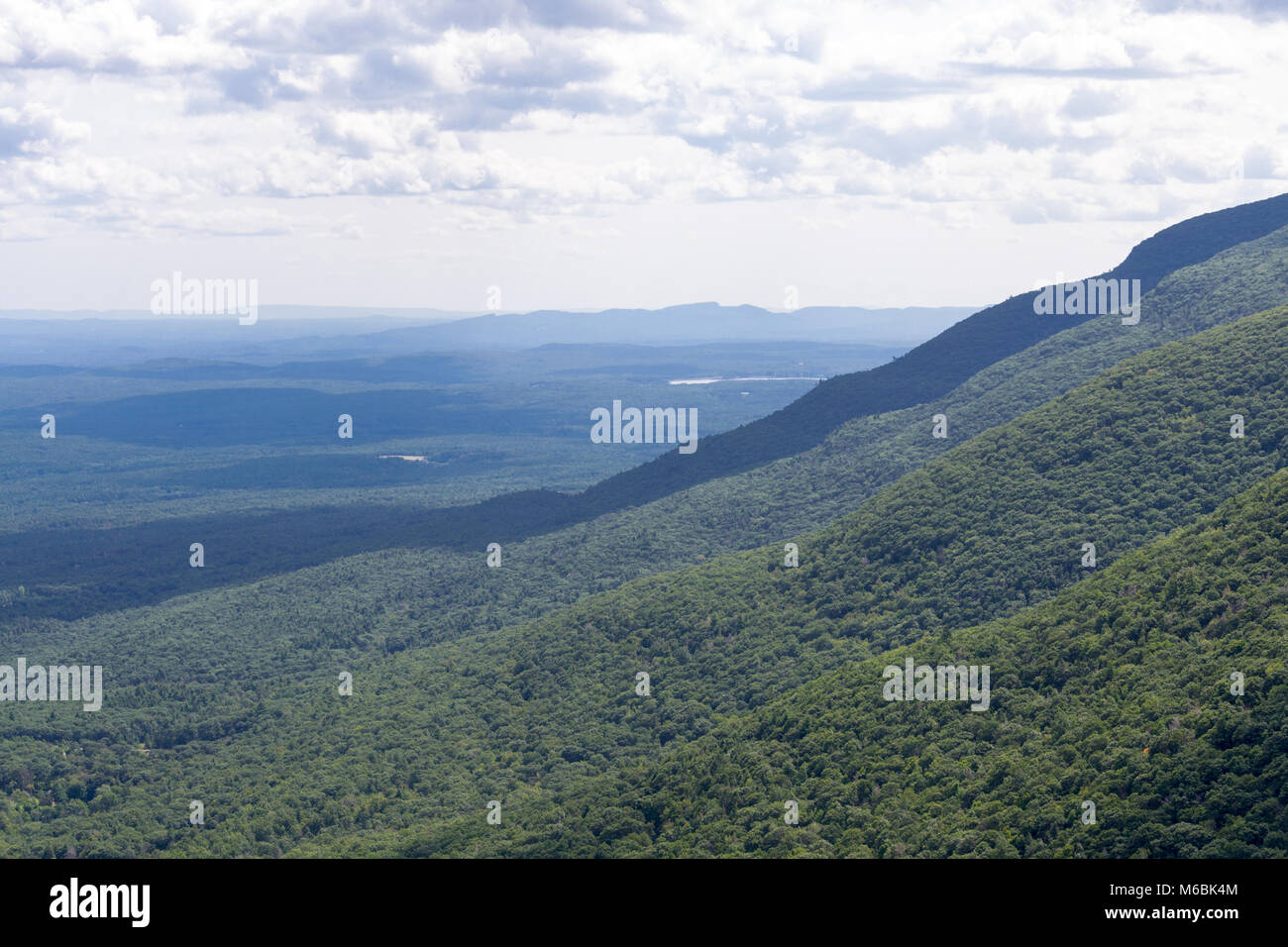 Views during a hike at the Kaaterskill Wild Forest in Upstate NY Stock ...